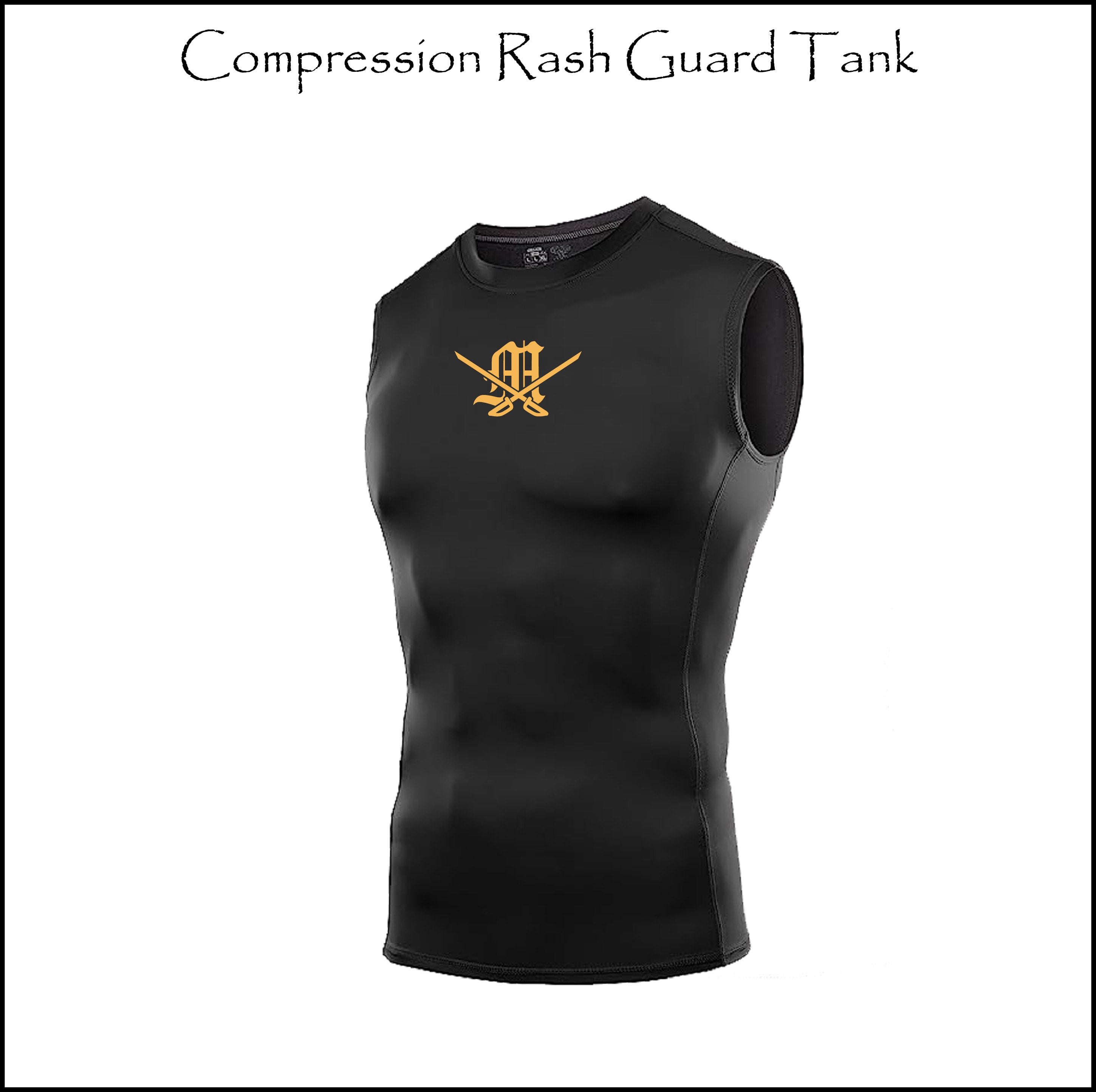 Compression Rash Guard Muscle Tank | Impact Graphics